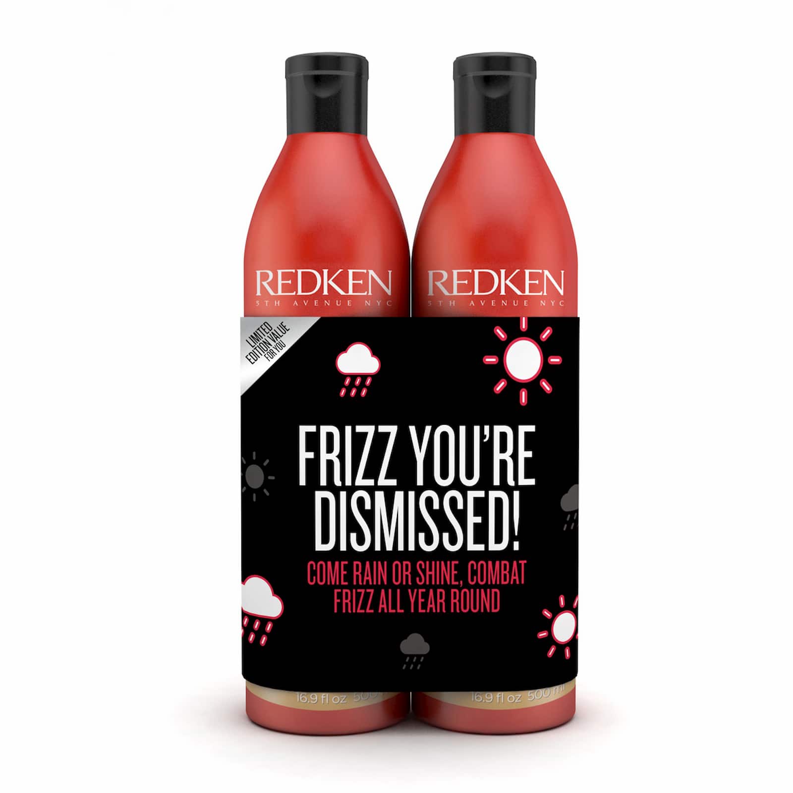 Redken Frizz Dismiss Shampoo 500ml & Conditioner 500ml Duo Pack | SAVE ...
