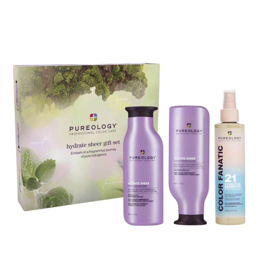 Pureology Hydrate Sheer Christmas Gift Set | North Laine Hair Co Brighton